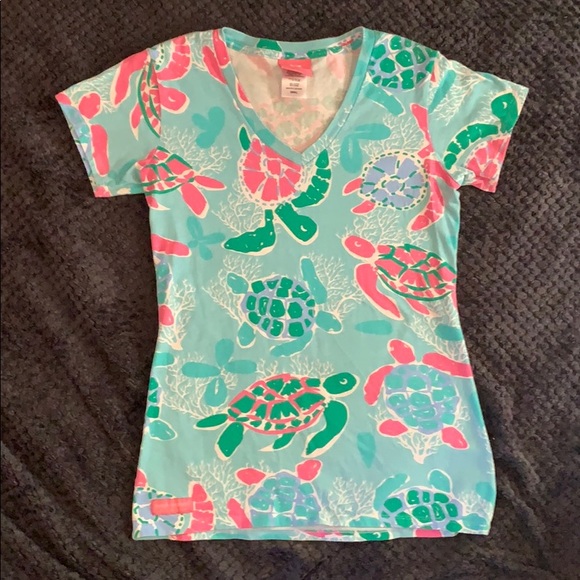 Simply Southern | Tops | Simply Southern Turtle Print Shirt | Poshmark